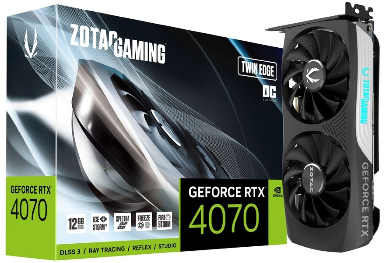 Videokarte Zotac Gaming GeForce RTX 4070 Twin Edge OC DLSS 3 ...