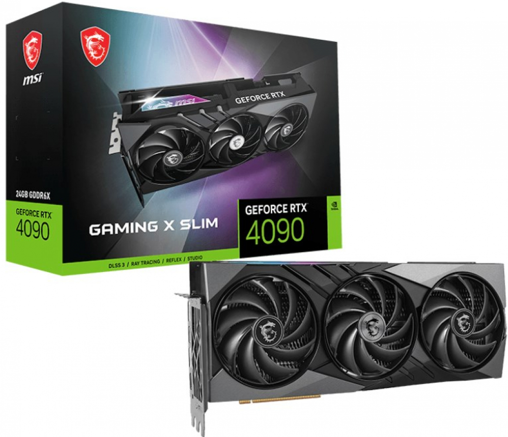 Videokarte MSI GeForce RTX 4090 24GB GAMING X SLIM 24G (DLSS 3 ...