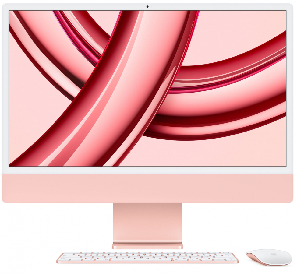 Personālais dators Apple iMac 24" (2023) 8GB 256GB M1 8C CPU Pink SWE ...