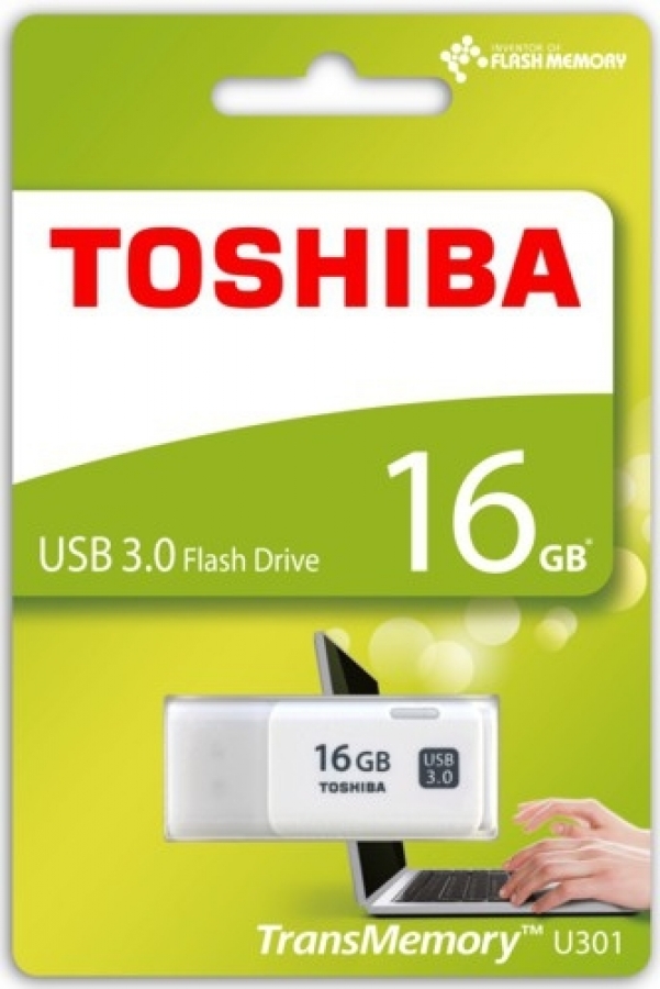 Flash memory Toshiba TransMemory U301 White 16GB - | Baltic Data