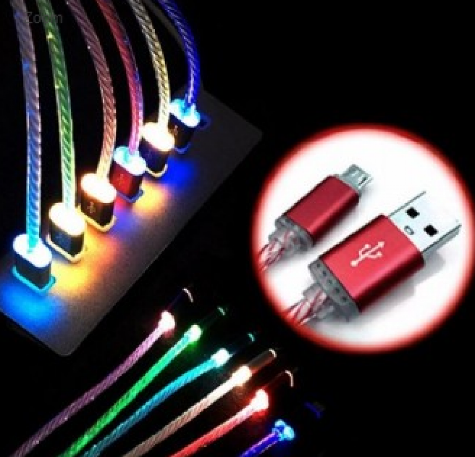 Maxxter LED 8-pin Male to USB Type-A Male 1m - USB Kabeļi - Kabeļi un ...